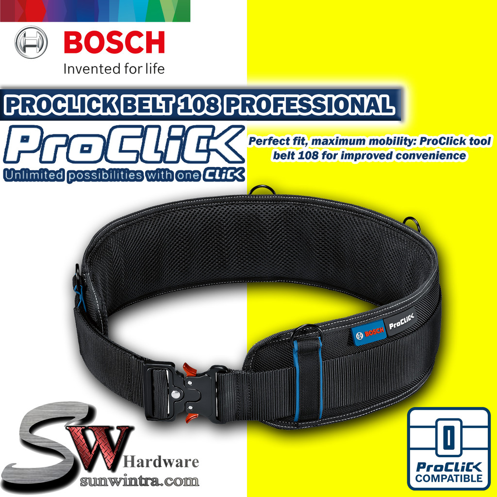 Bosch ProClick Belt 108 Professional BELT108 #1600A0265N | Shopee Malaysia