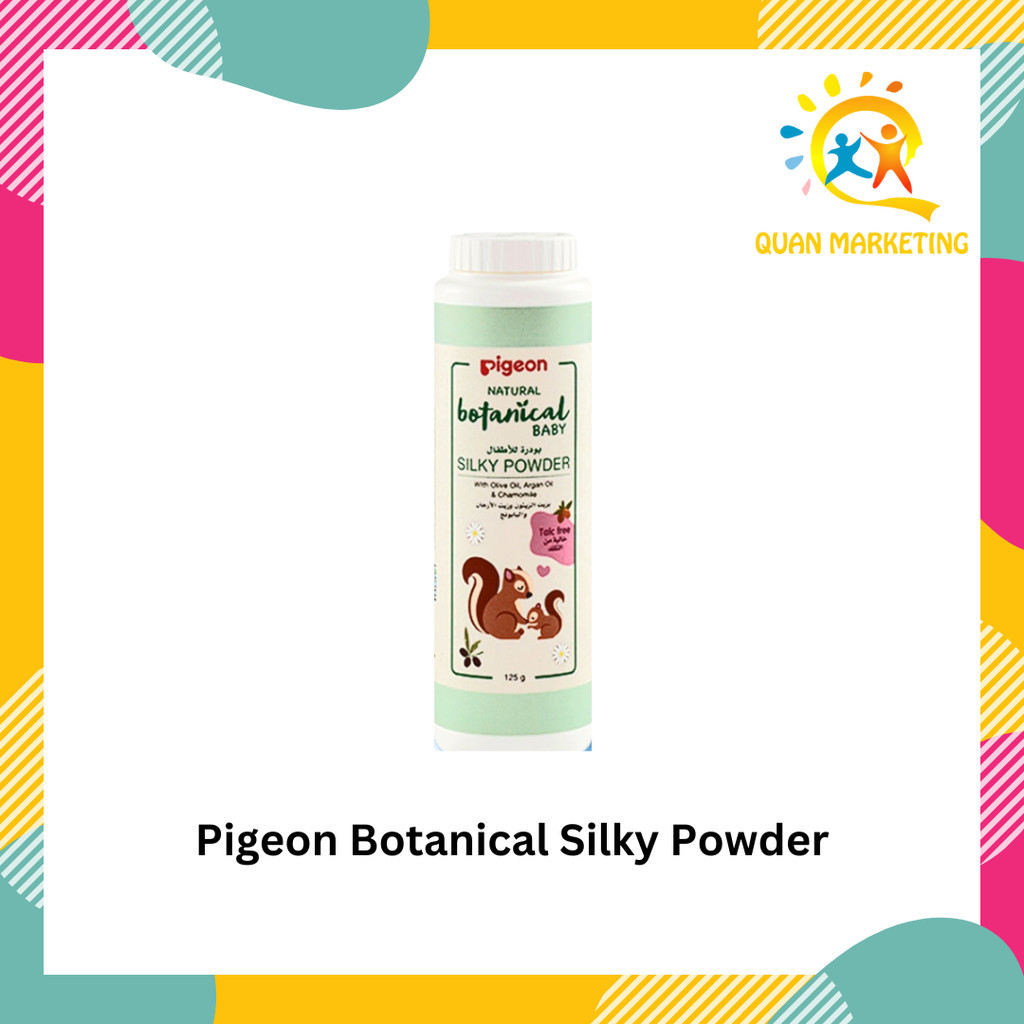 Pigeon Natural Botanical Baby Silky Powder (125g) | Shopee Malaysia