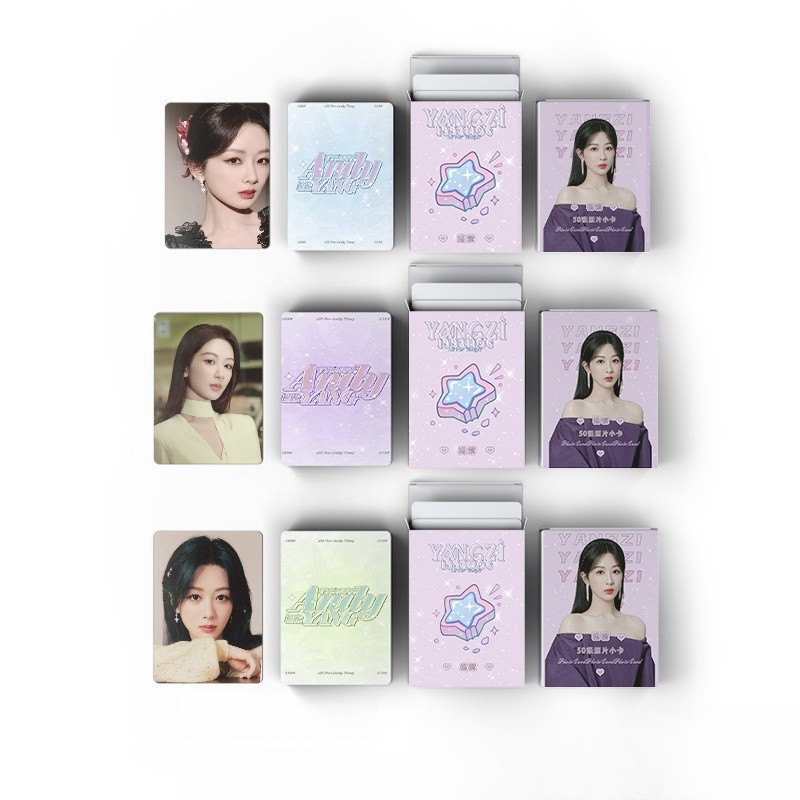 50-55pcs Chinese Drama Actor Andy Yang Zi Angel Zhao Jinmai Hologram ...