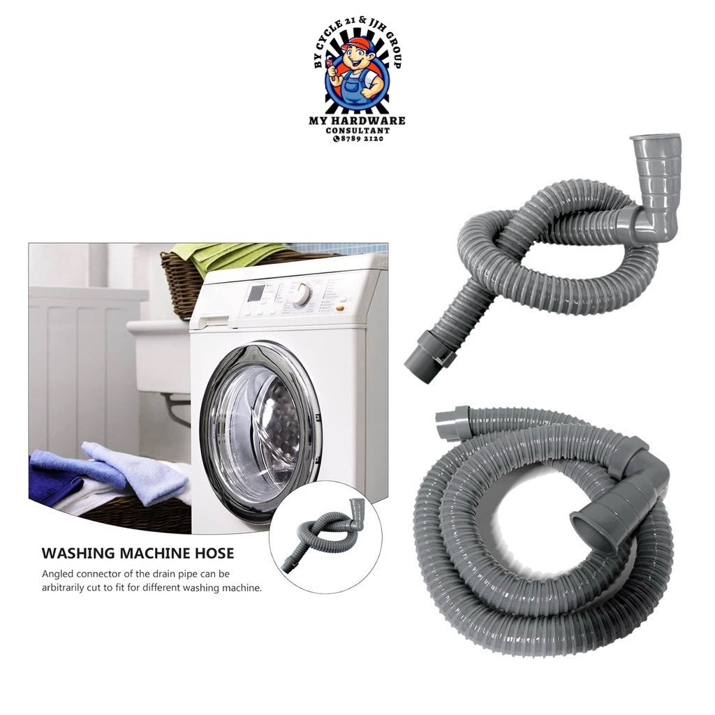 SG Washing Machine Outlet Drain Hose Washing Machine Drainage Pipe ...