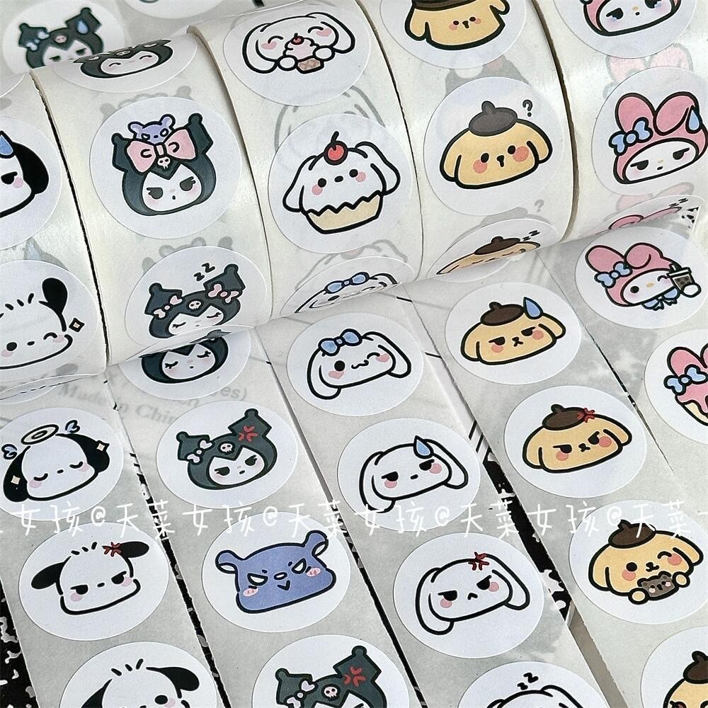 200pcs Cute Stickers Sanrio Roll Stickers, Handmade Tent Materials ...