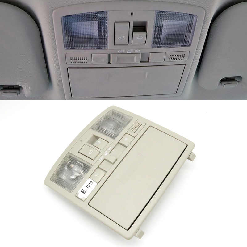 Car Interior Overhead Reading Light With Sunroof Switch Botton Panel ...