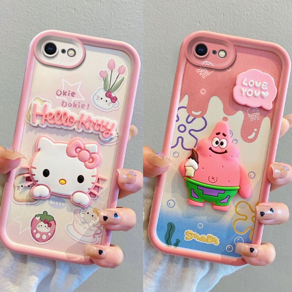 Casing IPhone 6/6Plus/6S/6sPlus/7/8 3D cartoon phone case, silicone ...