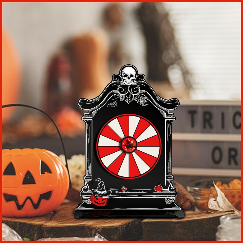 Halloween Spinner Prize Wheel Board Game Fortune Wheel Party Game