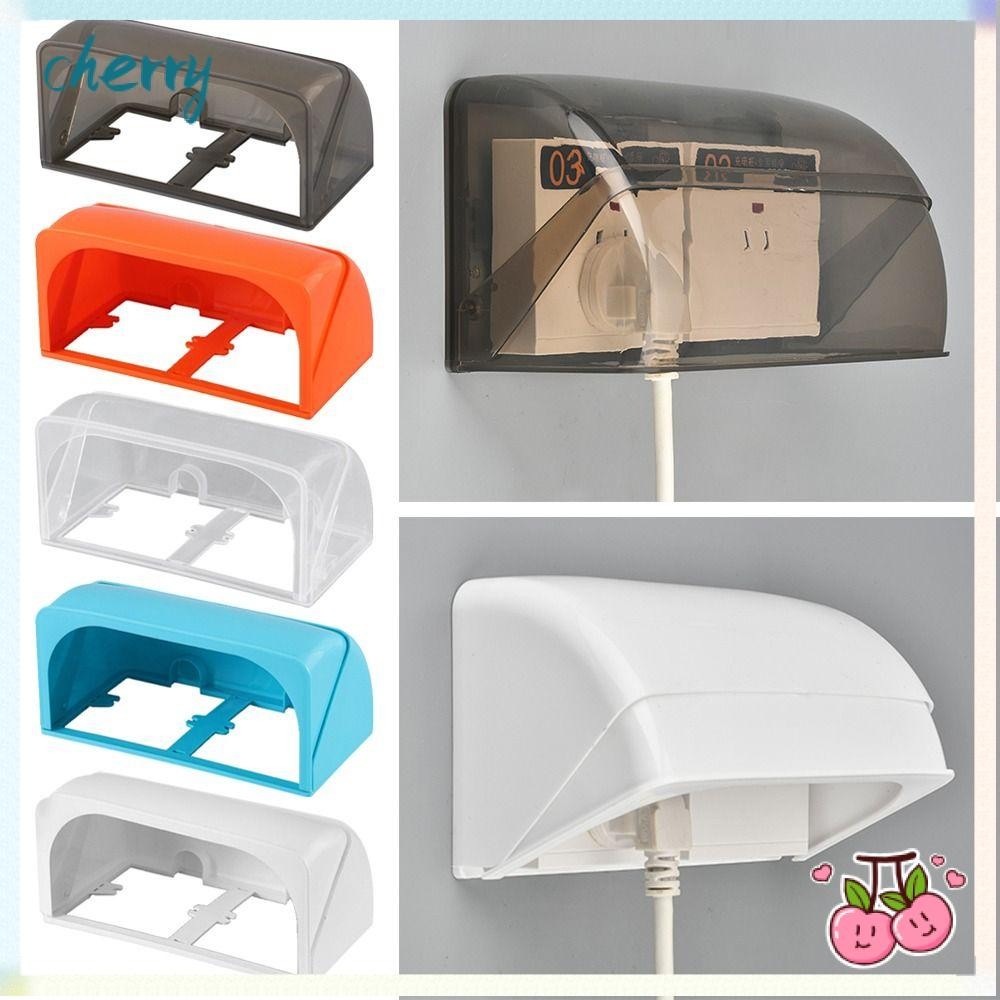 CHERRY Socket Waterproof Box, Plastic Wall-mounted Switch Protective ...