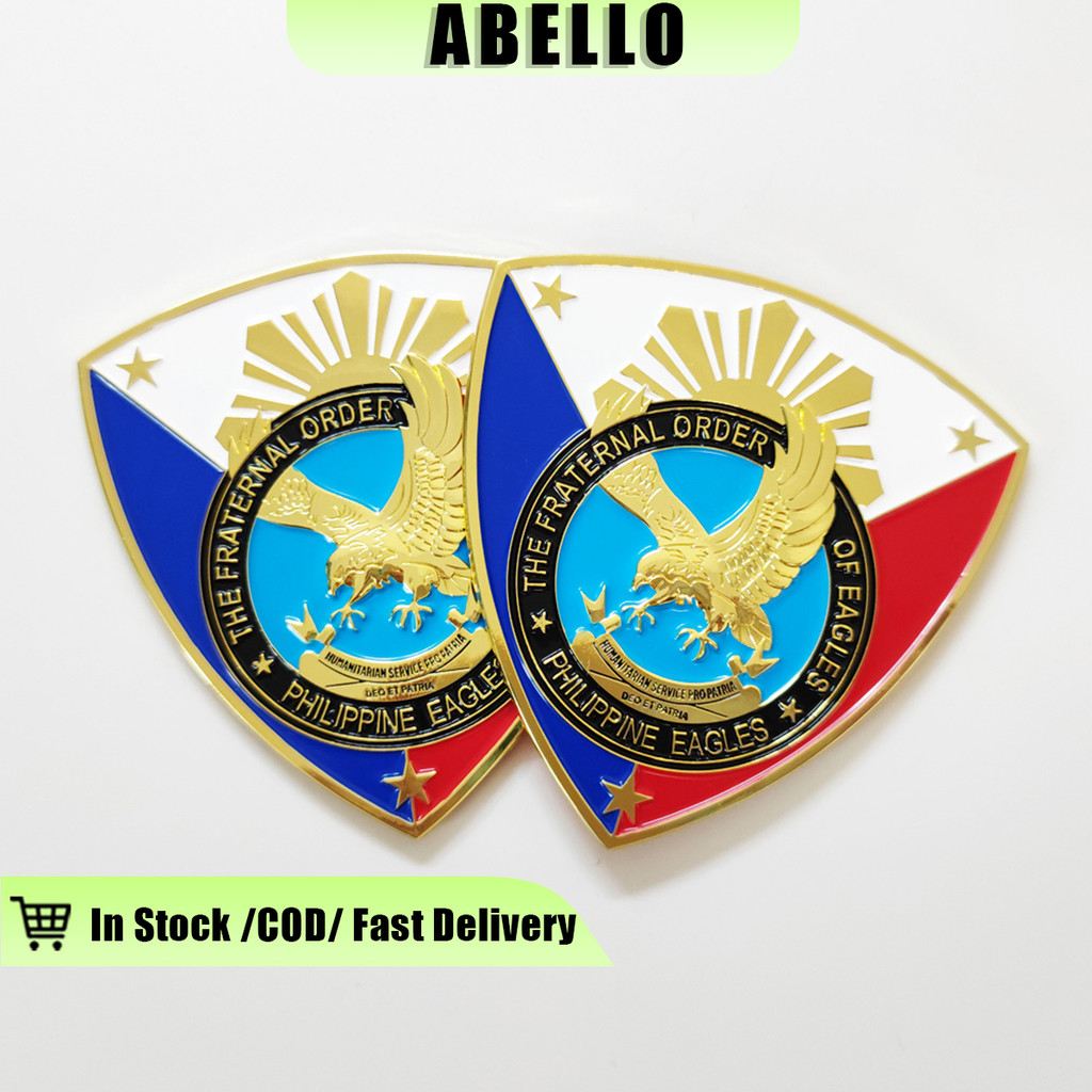 Philippine Eagles Emblem Sticker For Motor/Car Shield Eagles Fraternal ...