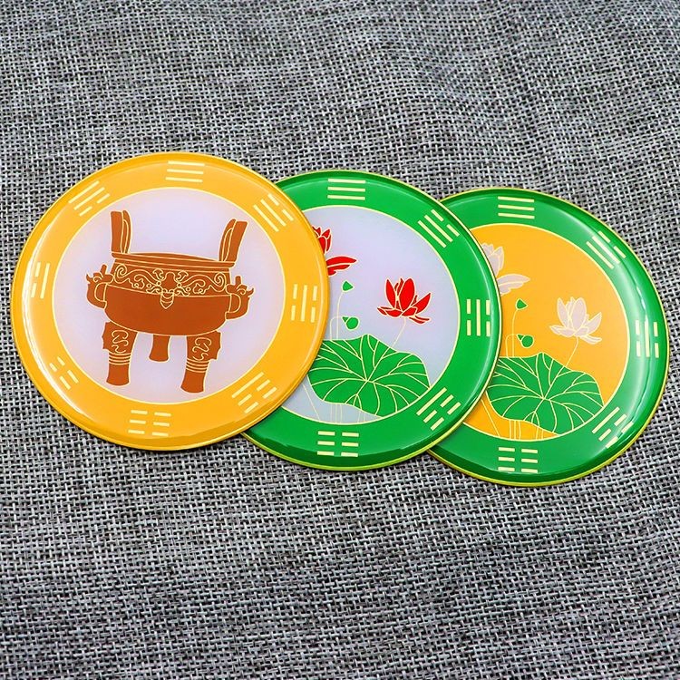 8 cm Brass Xiantian Gossip White Lotus Red Lotus Indoor Bathroom ...