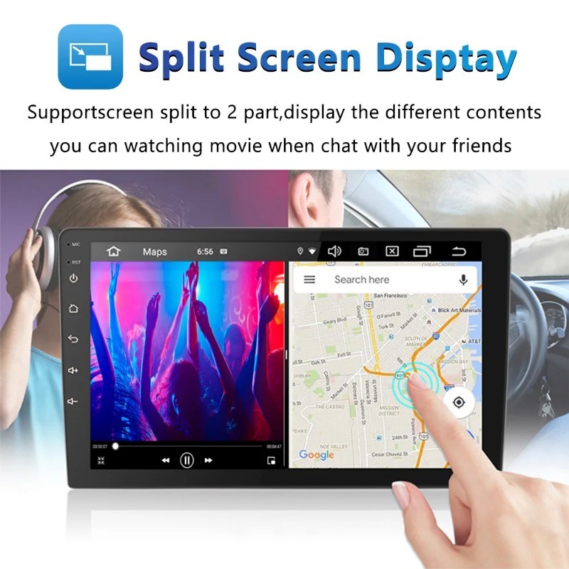 (with Cooling Fan) Android Player QLED 1280*720 9/10inch Android 14 Car ...