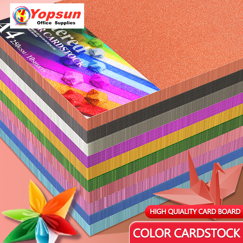 10pcs Premium Thick Assorted Glitter Holographic Cardstock Paper Board ...