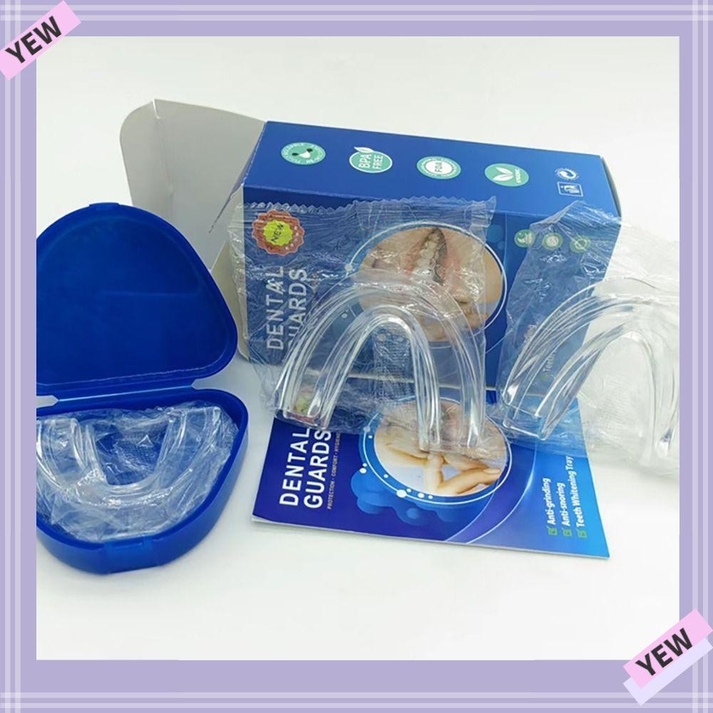 YYE 2/3/4Pairs Night Mouthguard With Orthodontic Tooth Box Grind ...