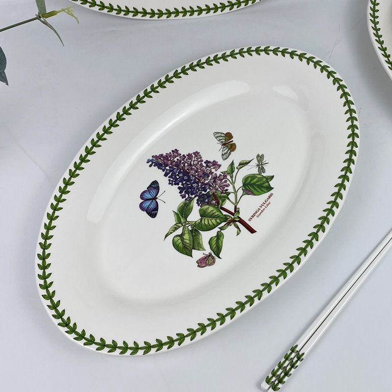 Potter Meilin Ceramic Tableware Oversized Fruit Plate Fruit Shallow ...