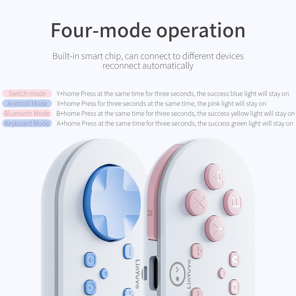 LinYuvo KS54 Wireless BT Mini Gamepad Game Controller for Android/iOS/Switch [freeplus.my ...