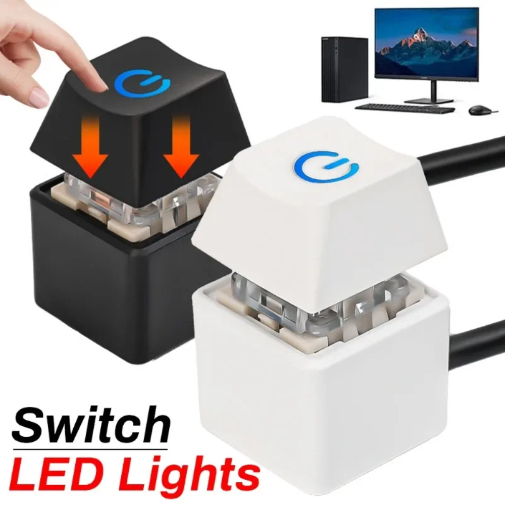 Desktop Computer Host Power Switch Motherboard External Start Power On ...