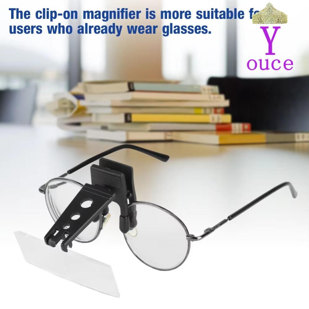 YOUCE LED Magnifier, Folding Adjustable Magnifying Glass, Hands Free ...