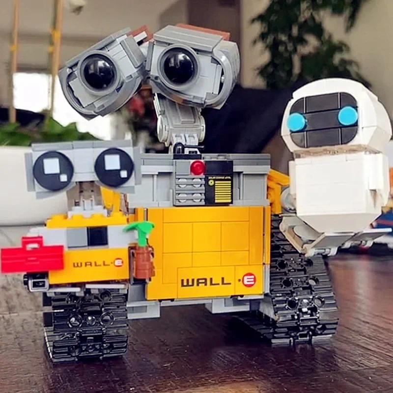 Pixar Movie EVE Droid WALL-E Wall E Robot Figure Model Building Block ...