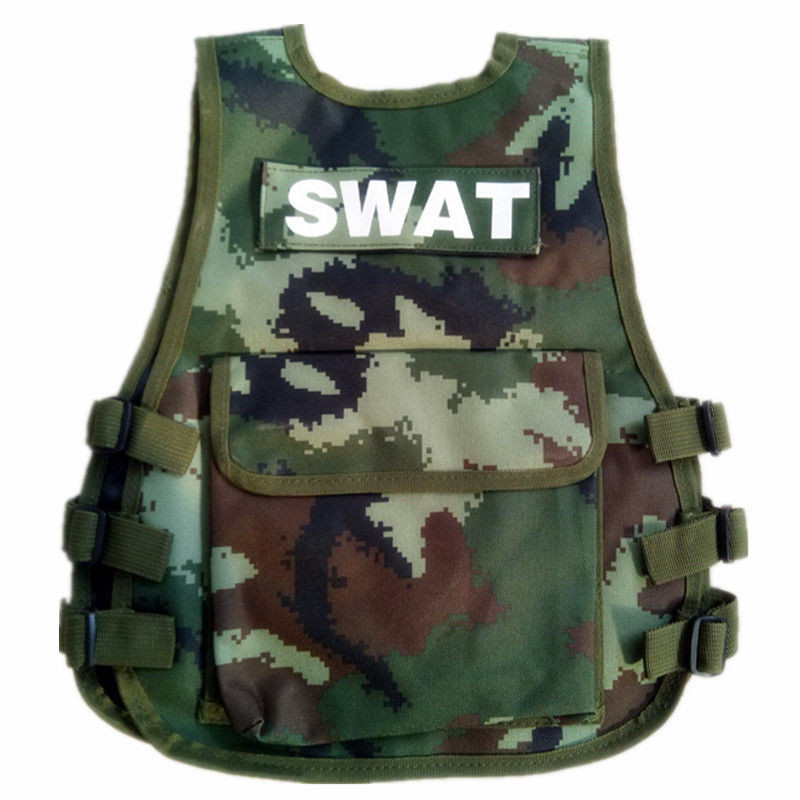 Children Camouflage Tactical Vest Kindergarten Performance Costume ...