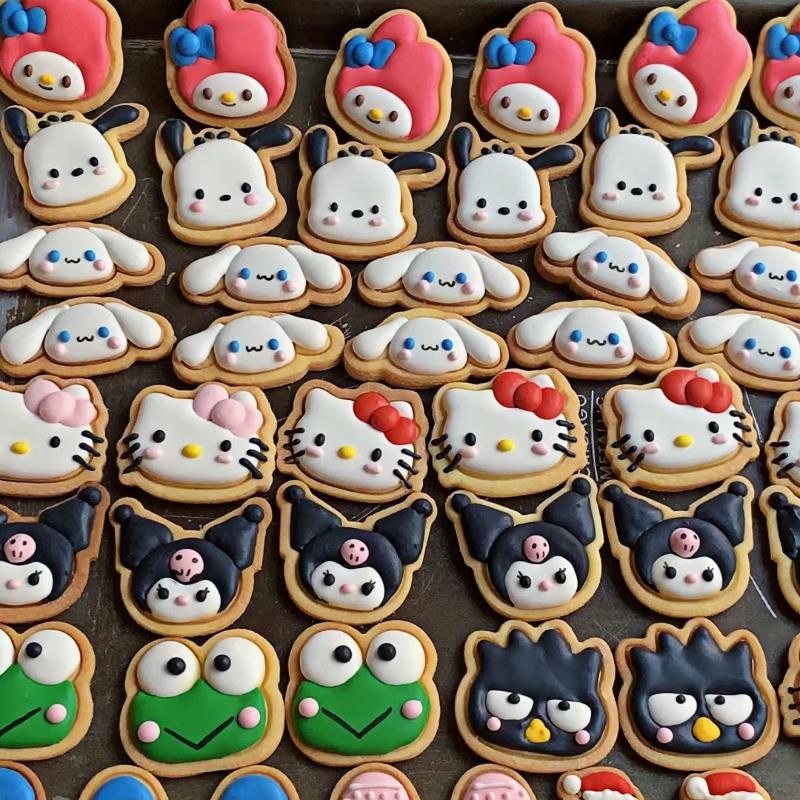 High Value Sanrio Icing Cookies diy Butter Biscuits Handmade Cute ...