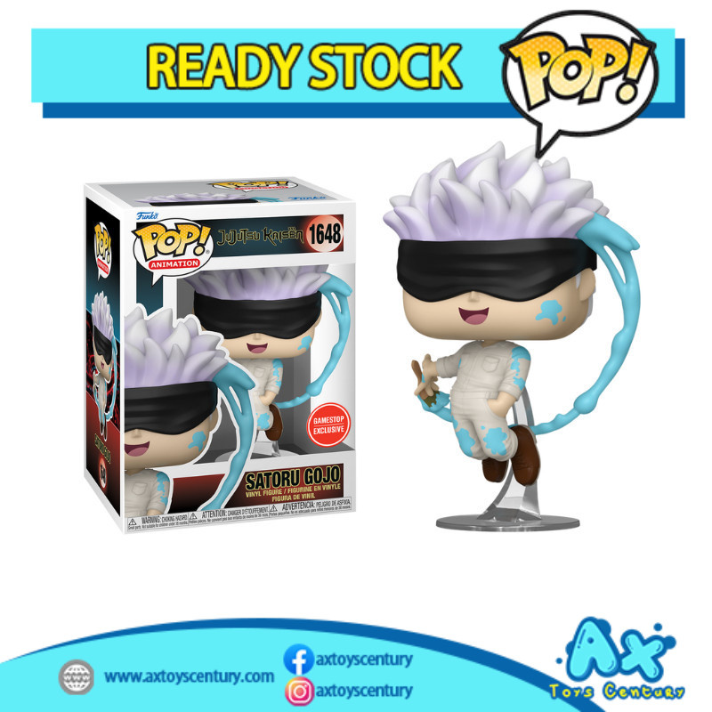 Funko Pop Jujutsu Kaisen Satoru Gojo with Paint Can Gamestop Exclusive ...