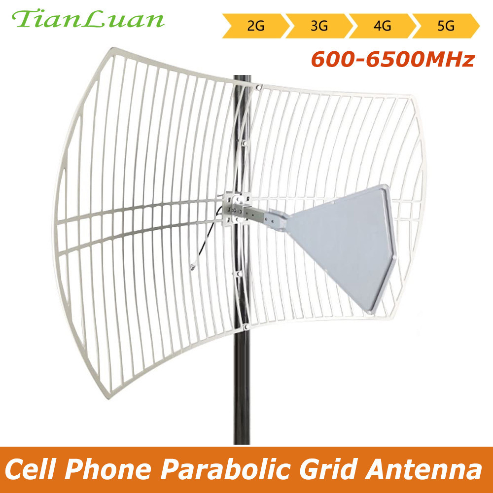 Outdoor Parabolic Grid Antenna High Gain 26dbi External Antenna 2G 3G ...