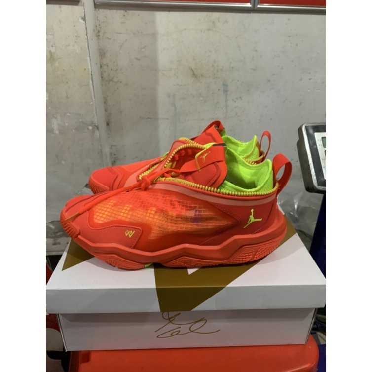 2023New Air Jordan Why Not .6 Red Fluorescent Green Men's Running Shoes ...