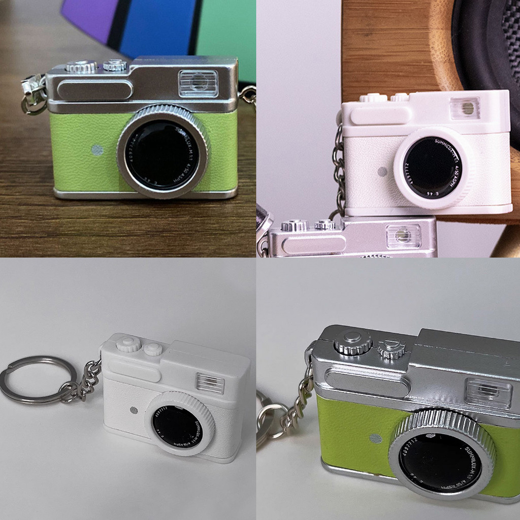 1 Pc 3D Retro Camera Keychain Mini Charm Bag Accessories Creative ...
