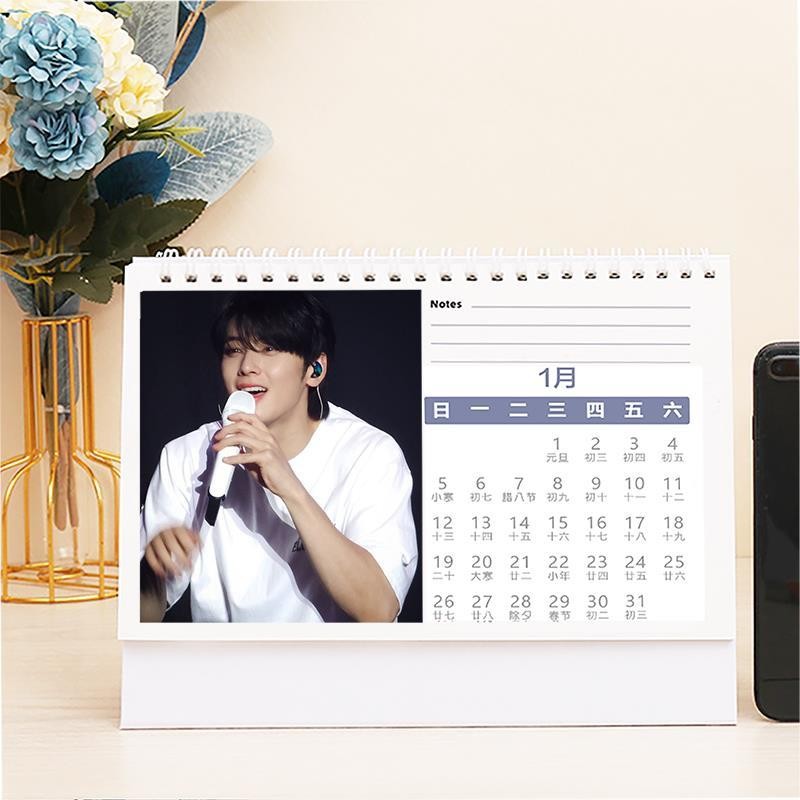 Hot Sale New Product Cha EunWoo Cha EunWoo 2025 Desk Calendar Korean ...