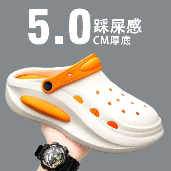 crocs kasut sandal lelaki Selipar lubang dipakai oleh lelaki pada musim ...