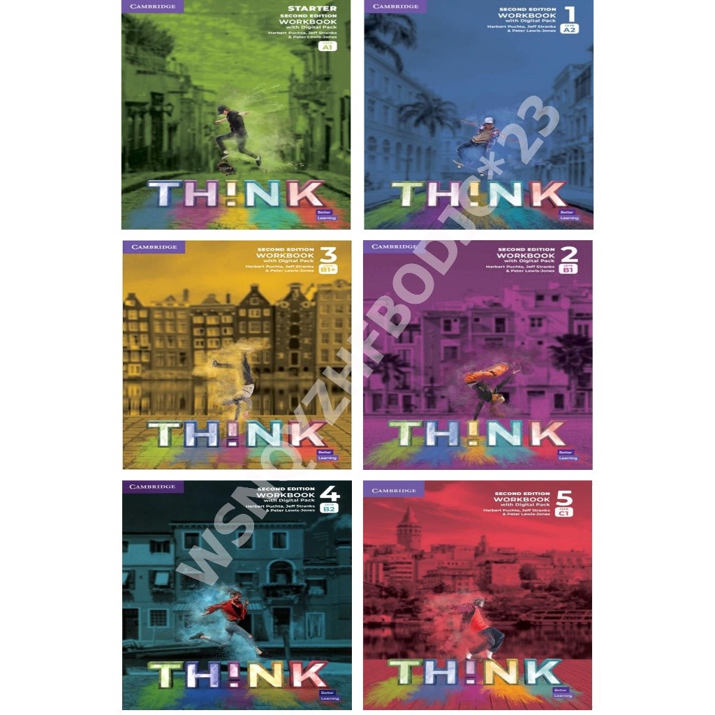 Cambridge Think Starter Workbook 1 2 3 4 5 / Black & White / 2nd ...