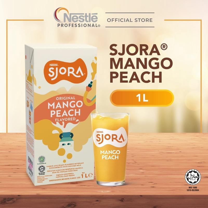 SJORA Mango Peach Concentrate - 1L | Shopee Malaysia