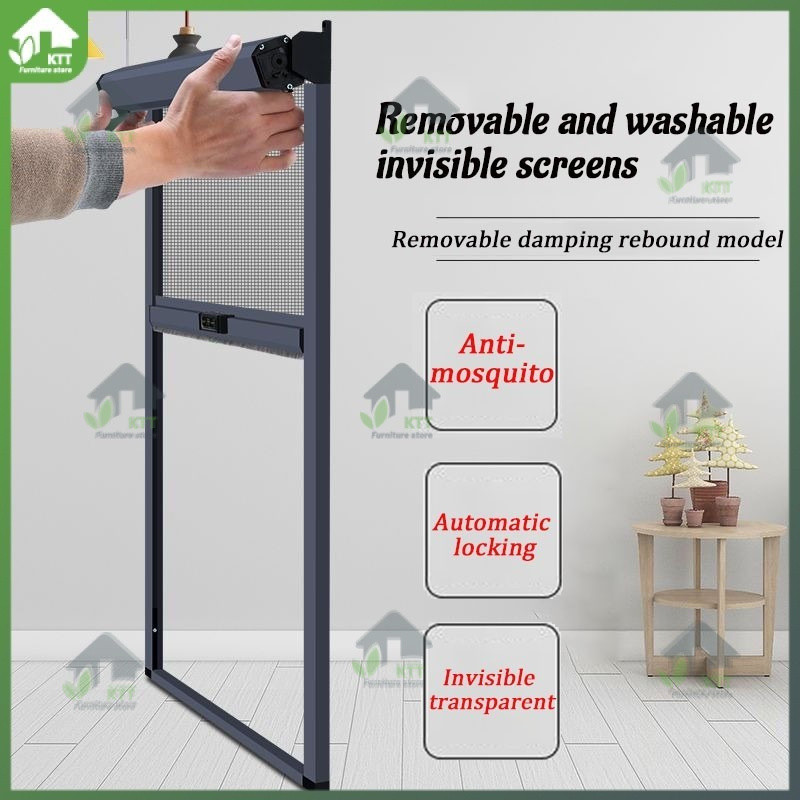 Customized Window screen pull down Blackout curtain Invisible screen ...