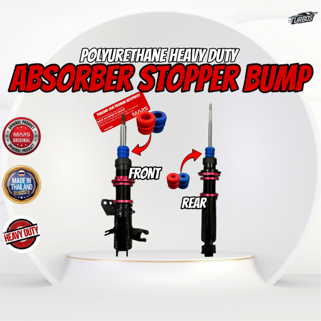 🔥 MARS 🔥 RED ABSORBER STOPPER BUMP STOPPER INNER SUB BUSH ABSORBER BUSH ...