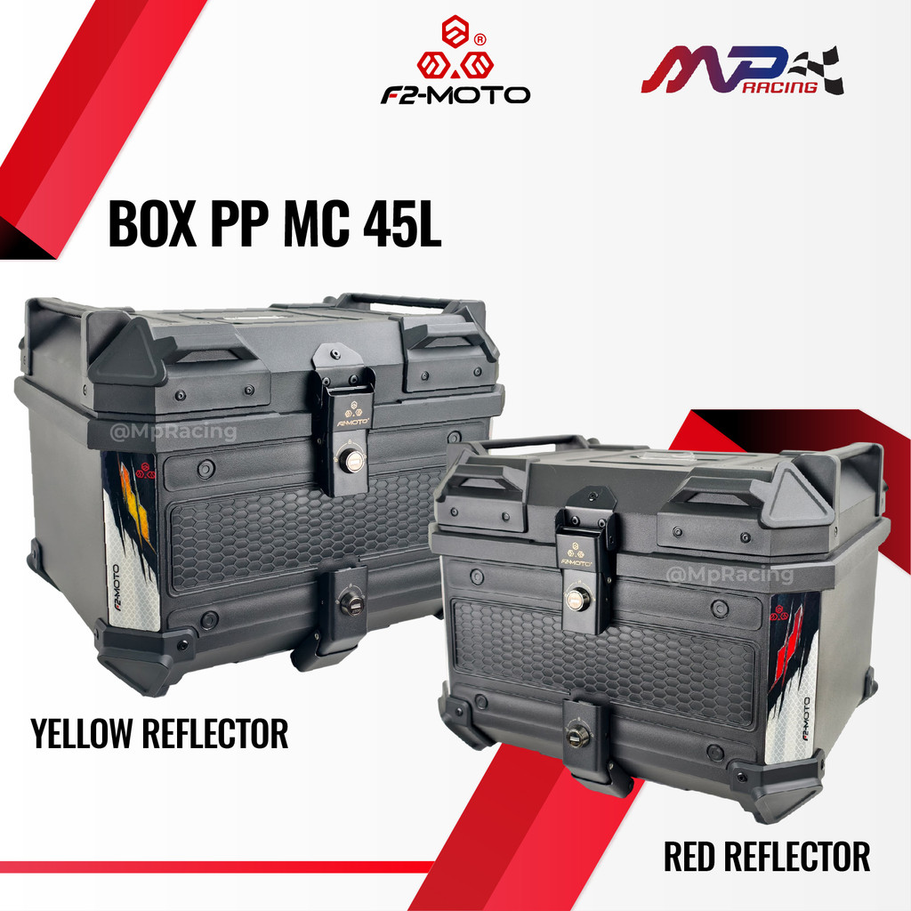 F2-MOTO Top Box PREMIUM PP 45L MC / Universal box | Shopee Malaysia
