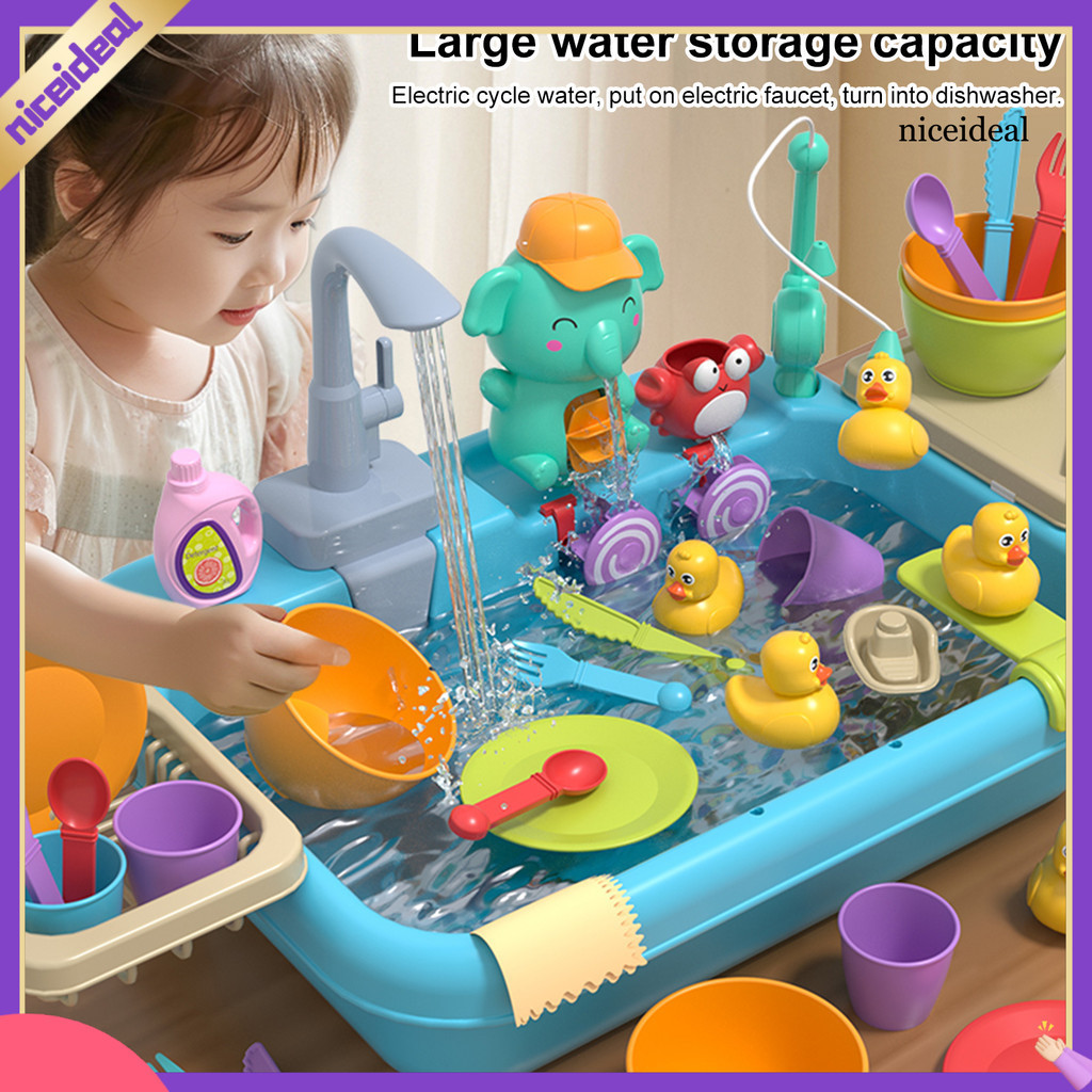 Dishwasher Toys for Kids And Toddlers Kitchen Sink Toy Set with Water ...