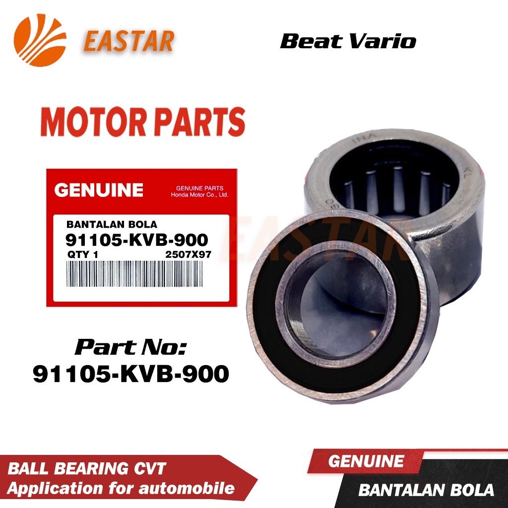 1 Set Honda Ball Bearing Cvt Motor Parts Silver for Vario and Beat ...