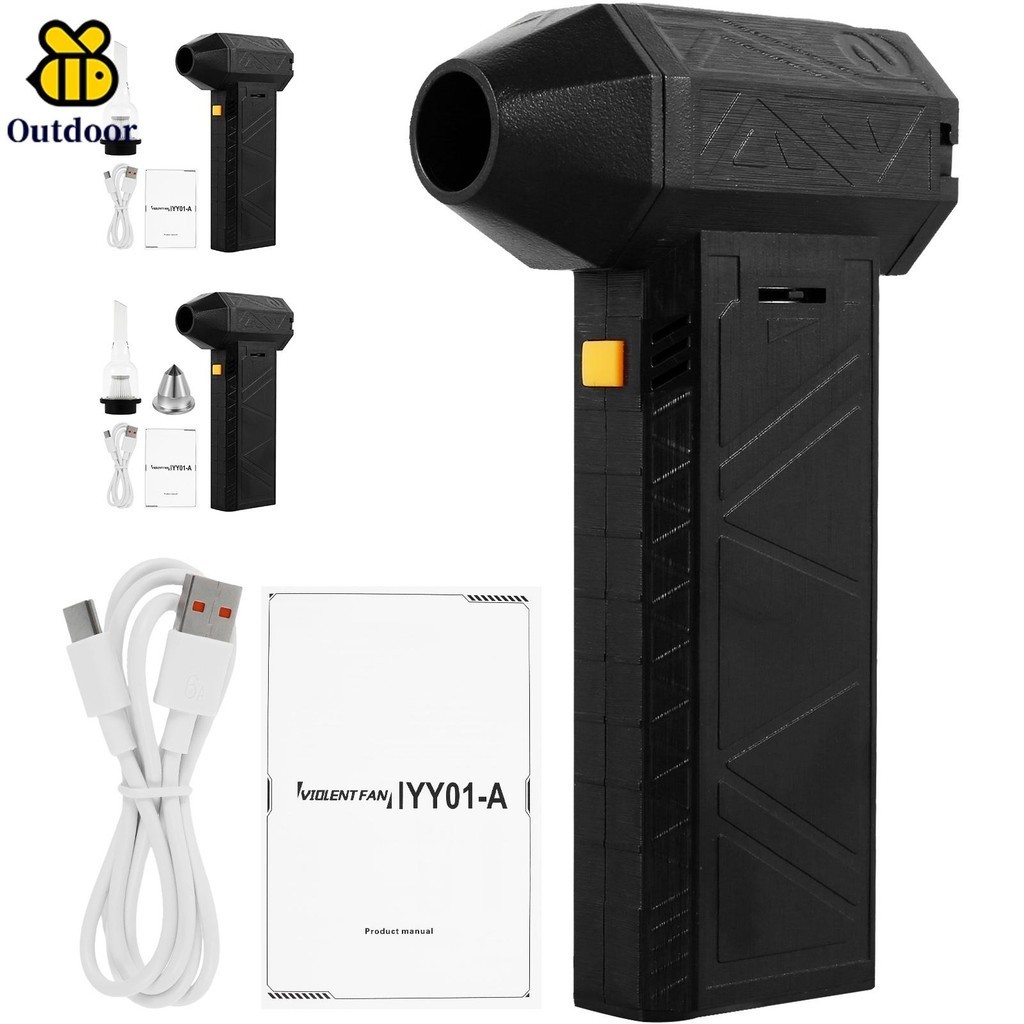 Mini Jet Dry Blower 130000RPM 4000mAh Handheld Jet Fan Blower Portable ...
