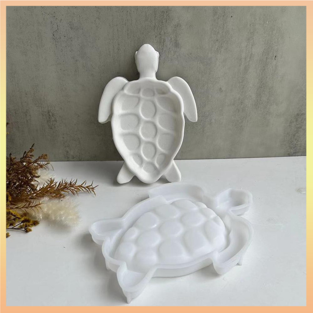 DIY Turtle Tray Silicone Mold Jewelry Storage Tray Plaster Mold Resin ...