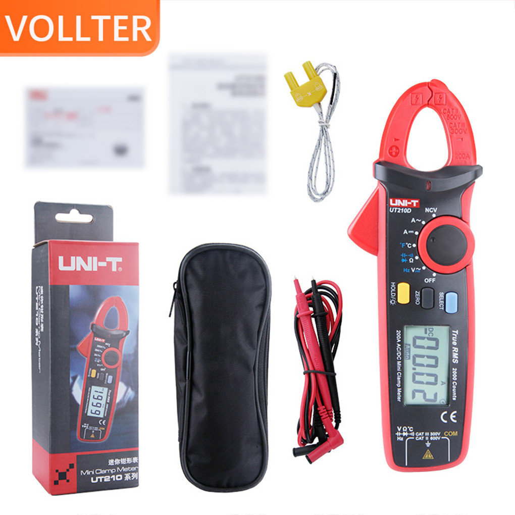 Electric Clamp Type Ammeter High Security With Full Range Overload ...