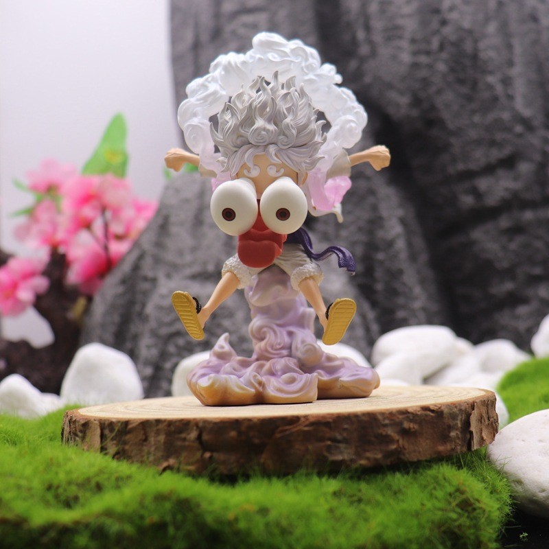 Amine One Piece three 3L Amazed Nika Luffy Action Figure Toys Sun God ...