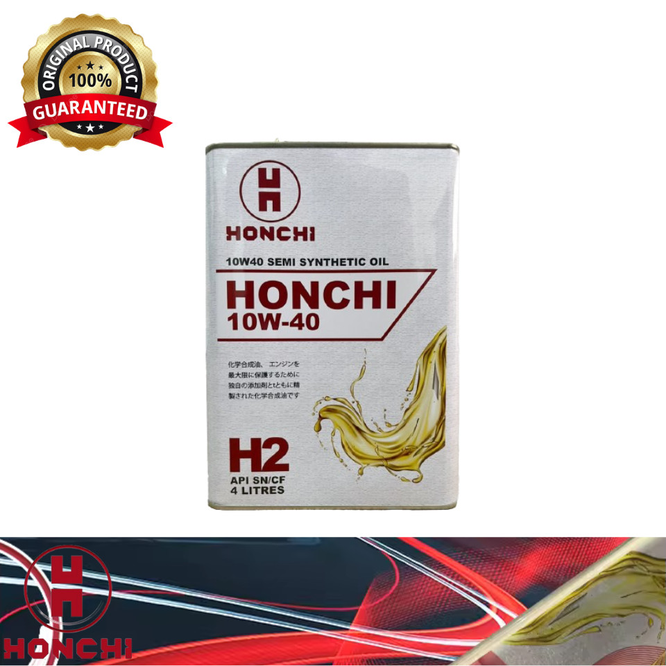 HONCHI H2 10W40 Semi Synthetic Engine Oil 4LITER (IRON) | Shopee Malaysia