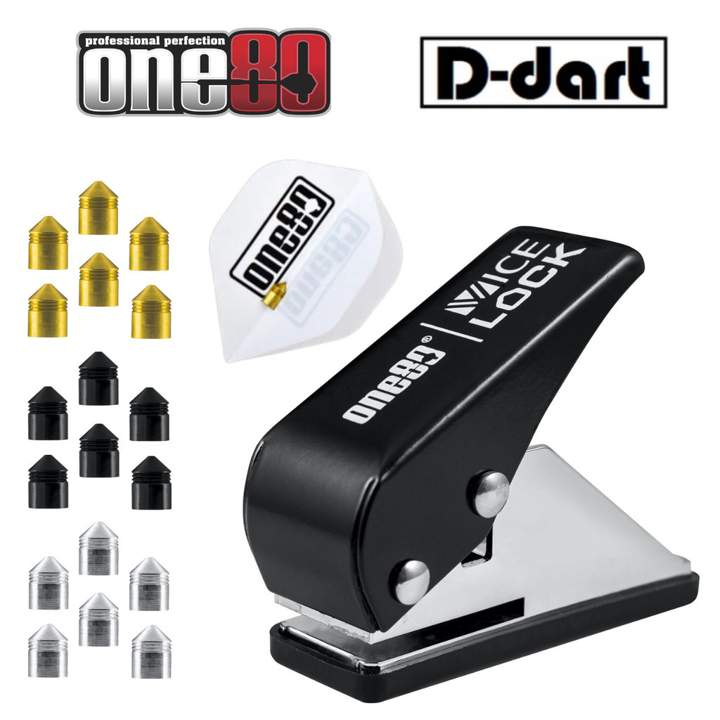 ONE80 DART FLIGHT PUNCHER - BLACK VICE LOCK FLIGHT PUNCH FOR ALL NYLON ...