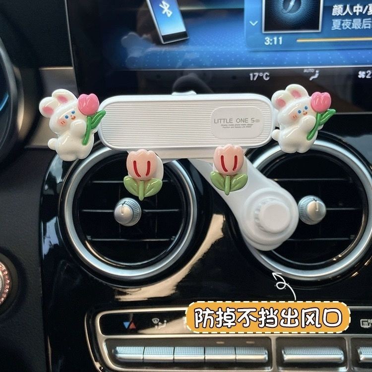 Alat kereta telefon bimbit pendakap navigasi 2024 udara dalaman kereta ...