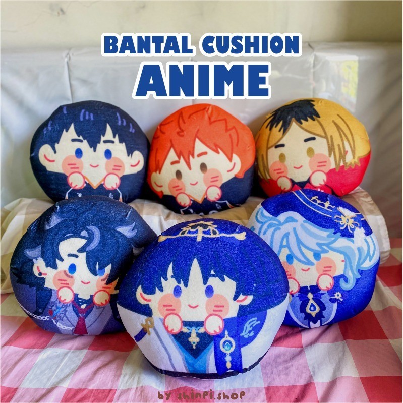 Haikyuu & GENSHIN Ball Pillow CUSHION ANIME DOLL Antem COSPLAY kageyama ...