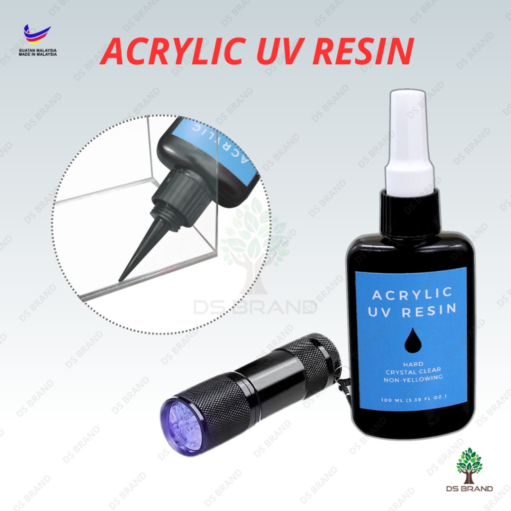 ACRYLIC UV RESIN GLUE / UV CURING LAMP | Shopee Malaysia