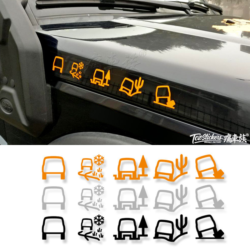 Car sticker FOR Land Rover Discovery Range Rover Evoque Star Vein All ...