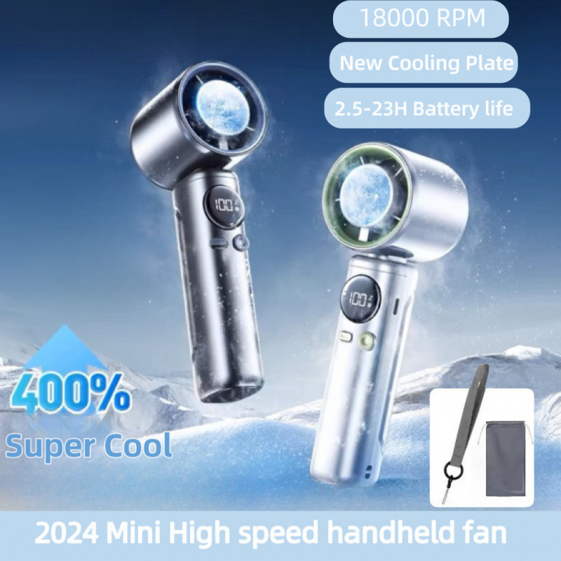 100 Speed Adjustable High Speed Turbofan Mini Handheld Fan Electric ...