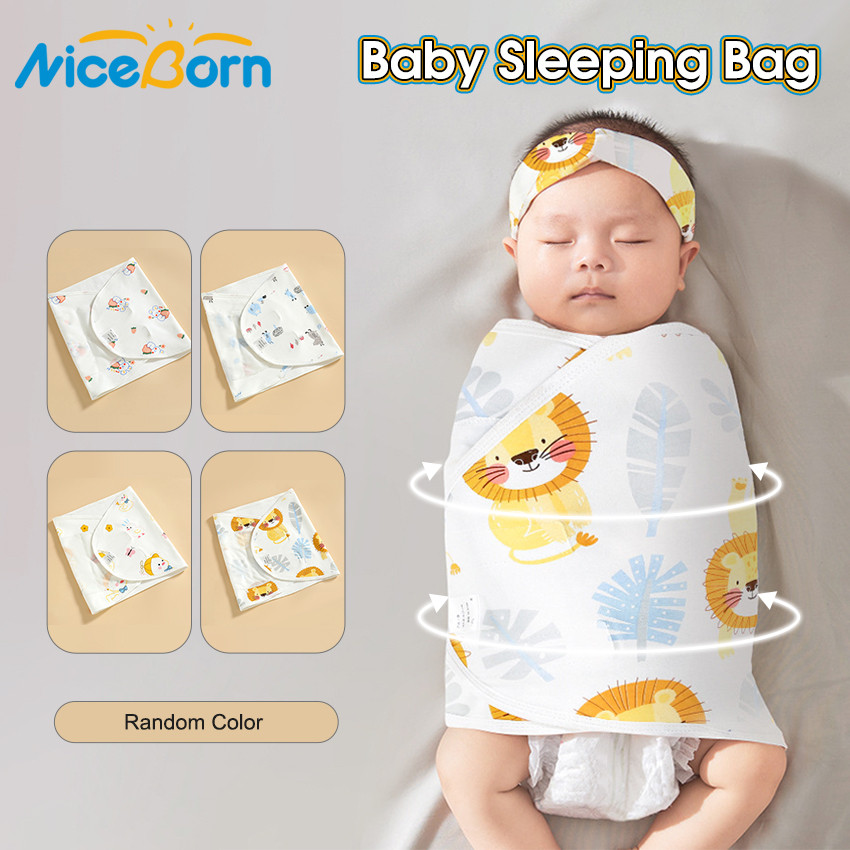 NiceBorn Baby Sleeping Bags Baby Anti Shock Gauze Baby Blankets Vest ...
