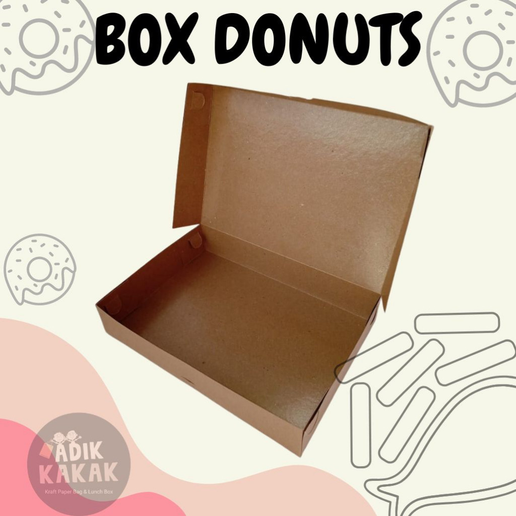 Donut CARDBOARD / PLAIN DONUT DOS / NON DESIGN / NON SCREEN PRINTING ...