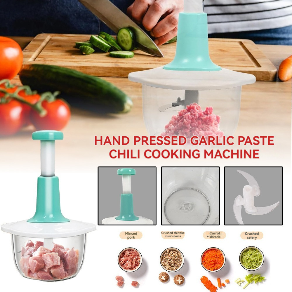 Multifunctional Kitchen Garlic and Onion Mincer Hand Press Food ...