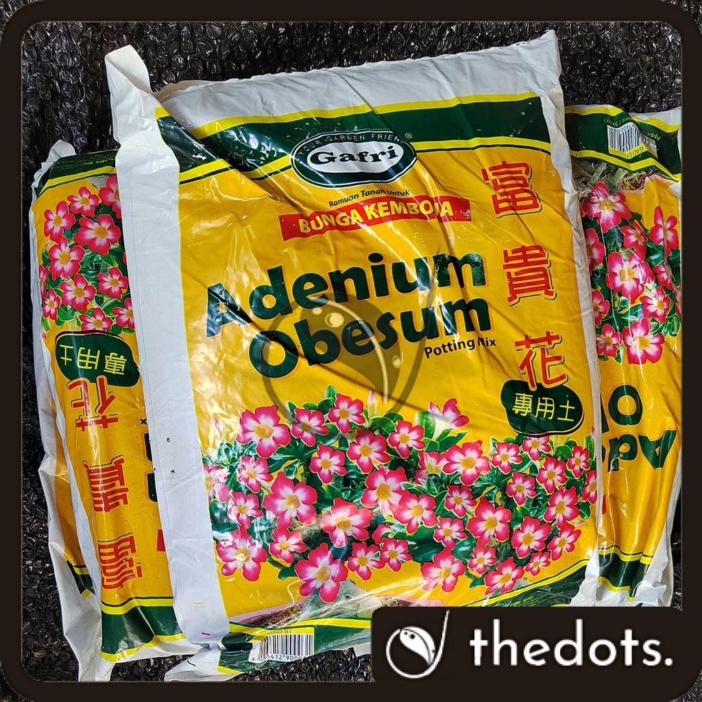 GAFRI ADENIUM OBESUM POTTING MIX SOIL ±7.5 LITRES TANAH UNTUK POKOK ...