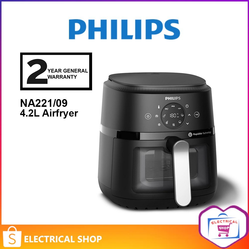 Mayer Air Fryer MMAF501D 5.5L XL / Philips 4.2L Airfryer NA221/09 NA221 ...
